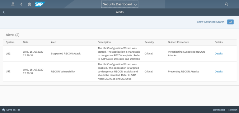 RECON: Secure Your Systems with SAP Solution Manager - Layer Seven Security