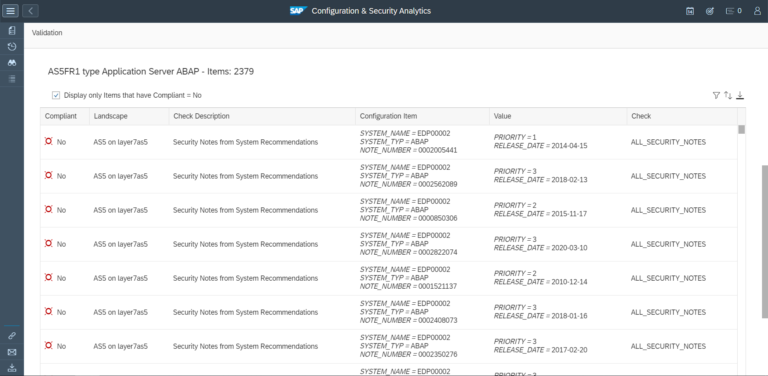 Security Analytics with SAP Focused Run - Layer Seven Security