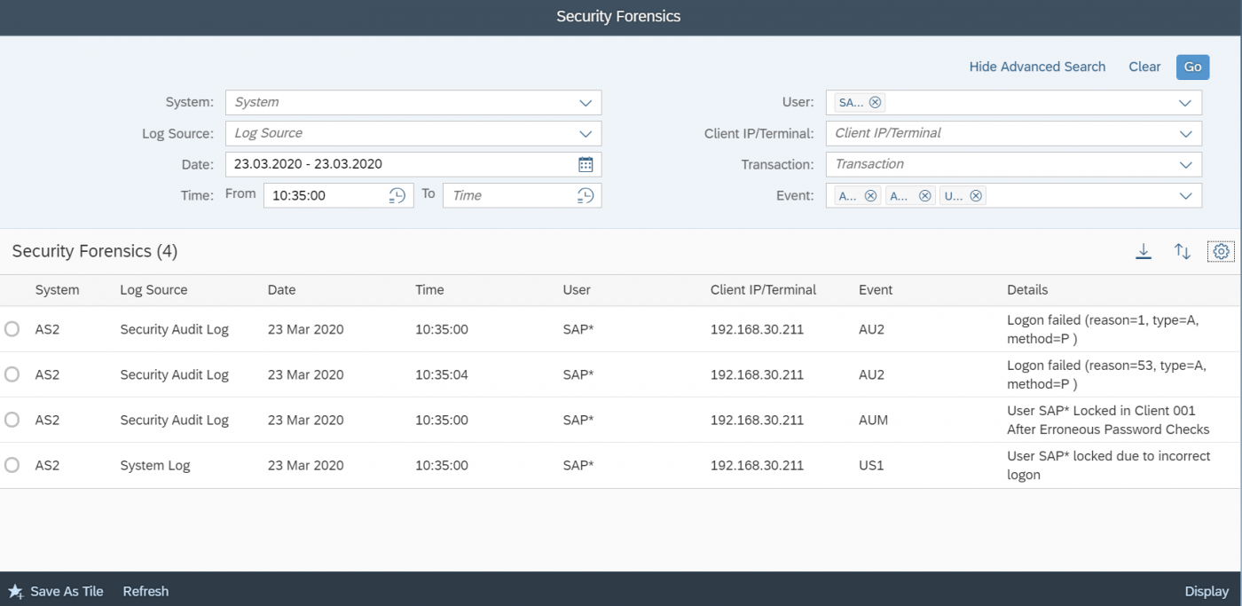 Security Forensics With Sap Solution Manager Layer Seven Security